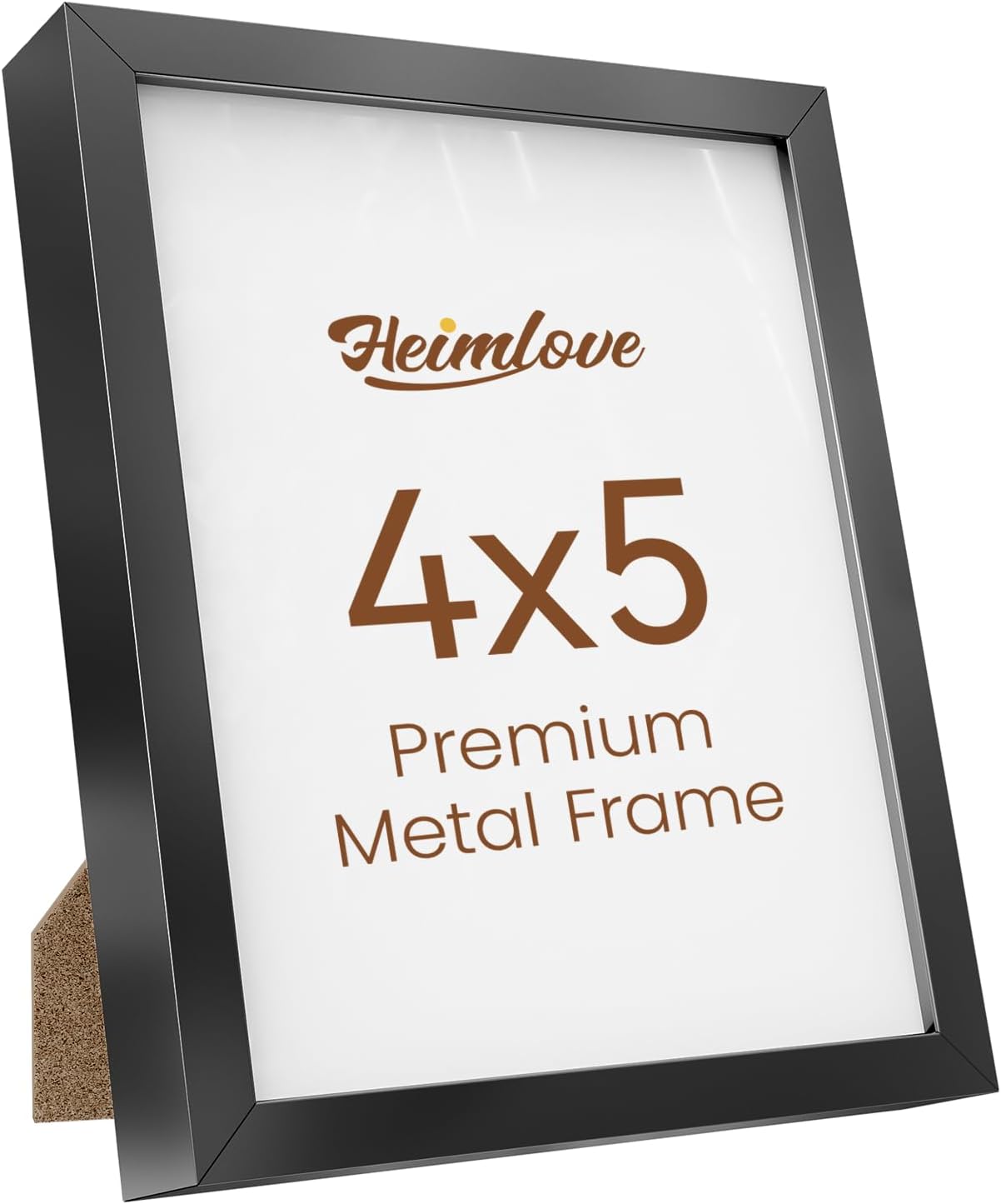 Amazon.com - Heimlove 4x5 Metal Picture Frame,Black Aluminum Photo ...