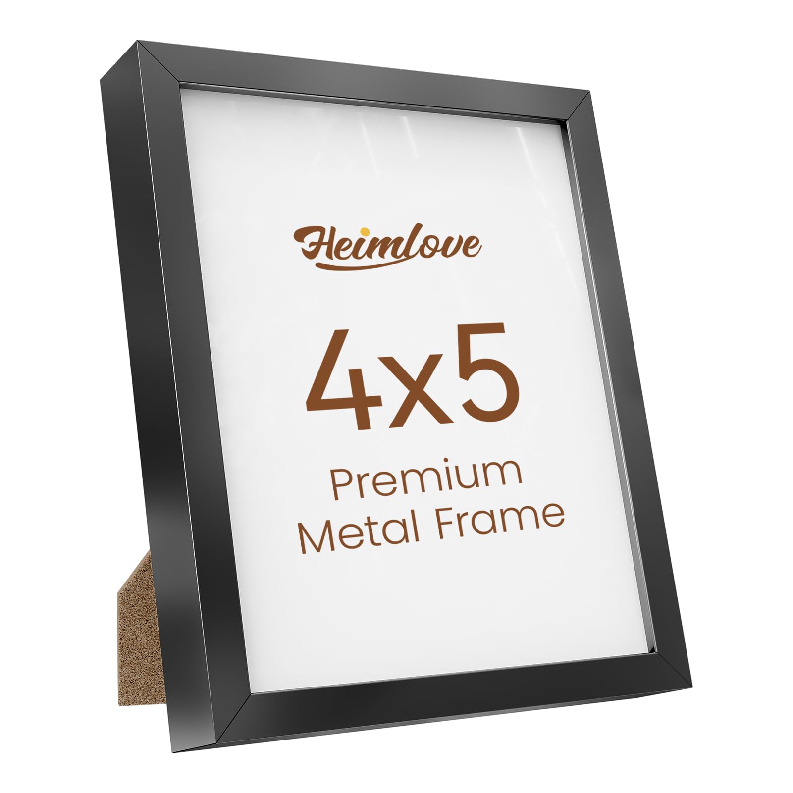 Amazon.com - Heimlove 4x5 Metal Picture Frame,Black Aluminum Photo ...