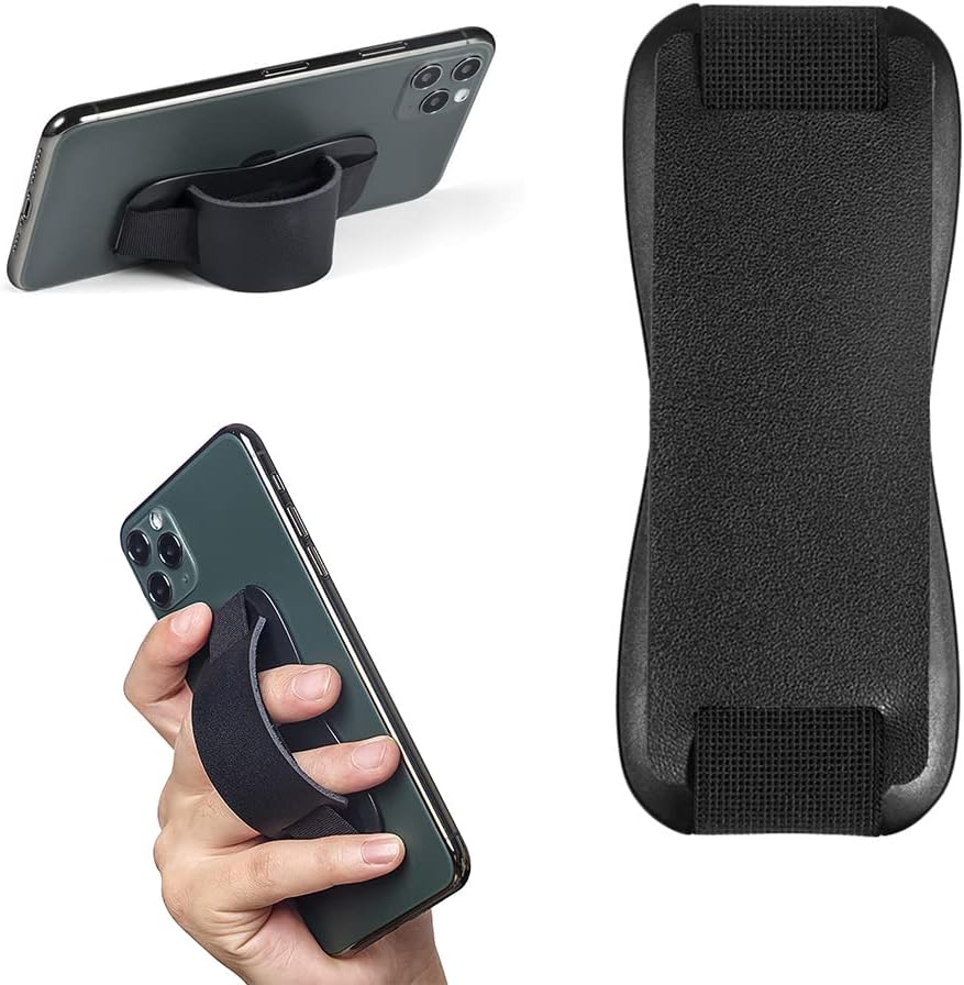 SleekStrip Stand & Grip - Ultra Thin Phone Strap Holder for Hand with 2 ...