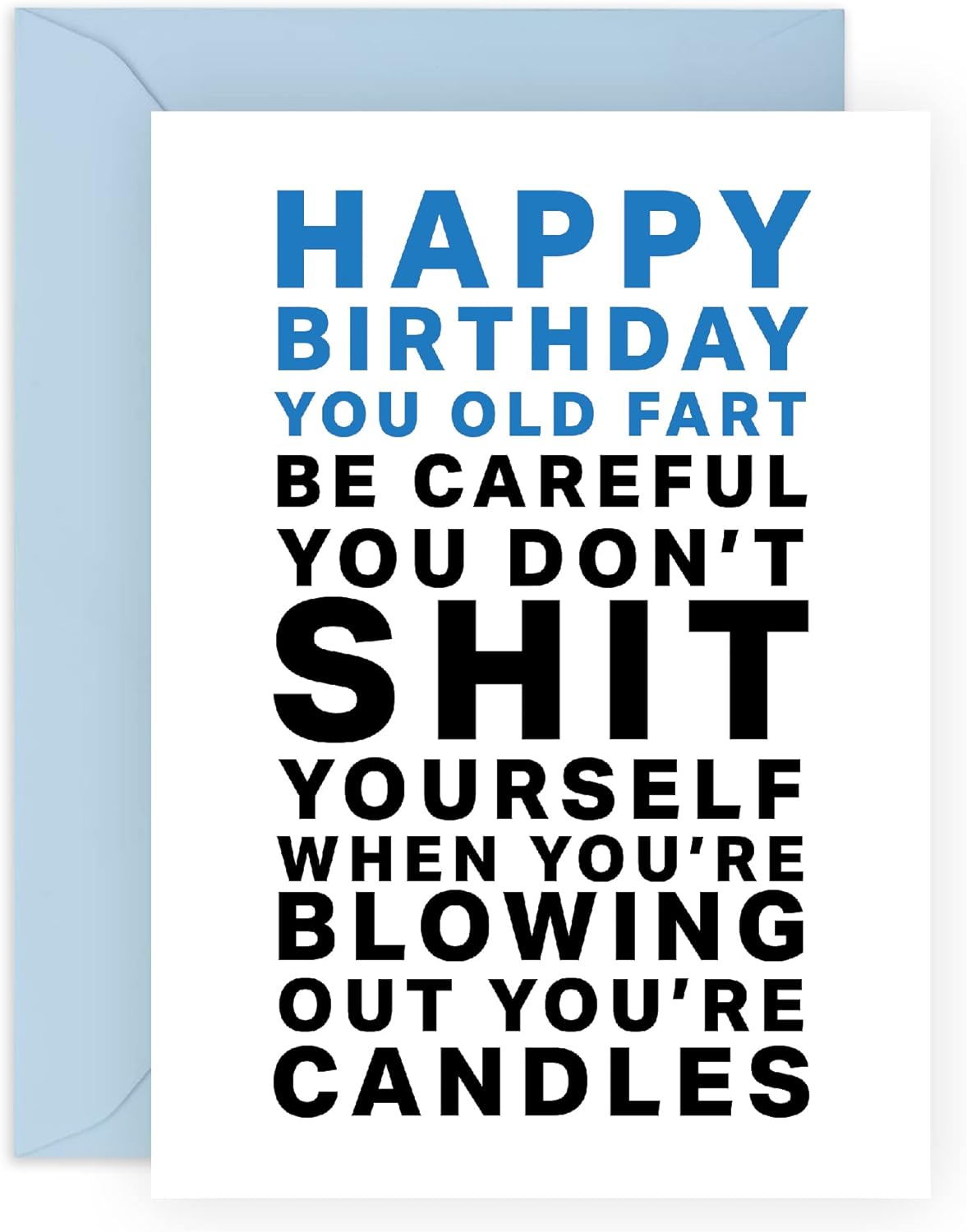 Amazon.com : Central 23 funny male birthday cards - Rude Birthday Card For Dad - Husband Wife ...