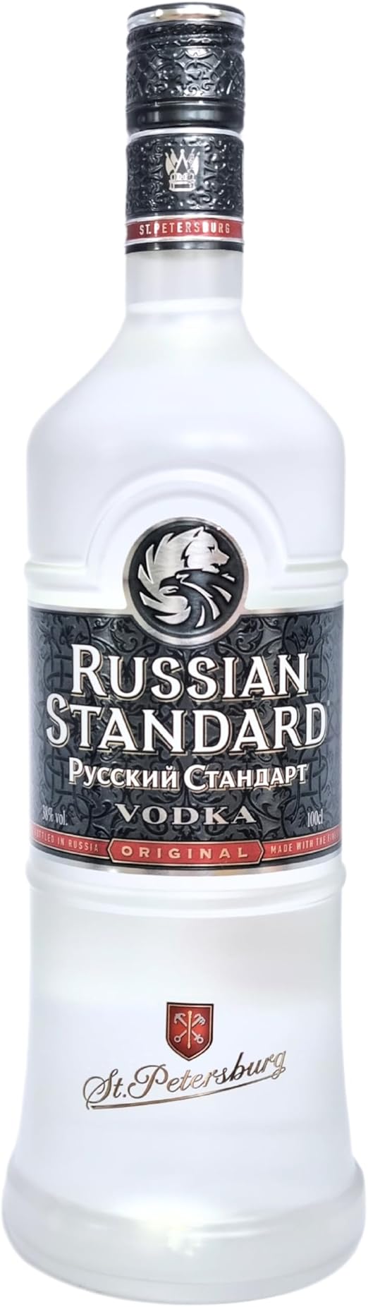 Russian Standard Vodka 100 cl, Russian Winter Wheat Premium Purity, 38% ...