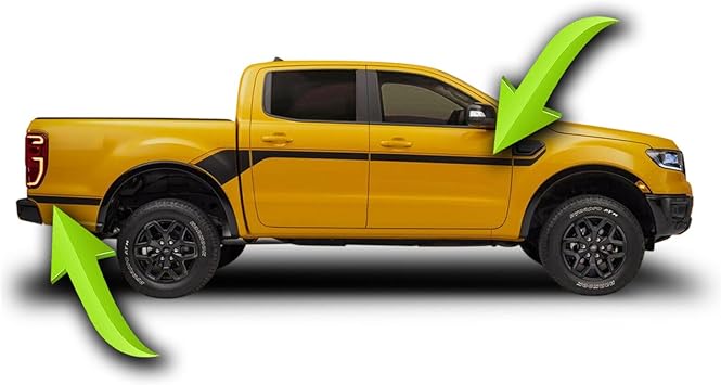 Amazon.com: Benini Design Studio FX4 Side Hockey Racing Stripes Kit ...