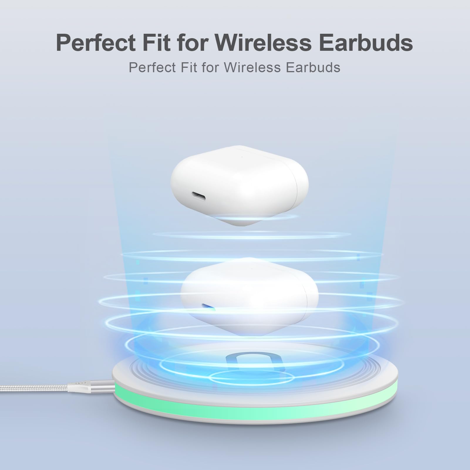 Snapklik.com : 15W Pixel 7a 8a Wireless Charger Pad Fast Charging For ...