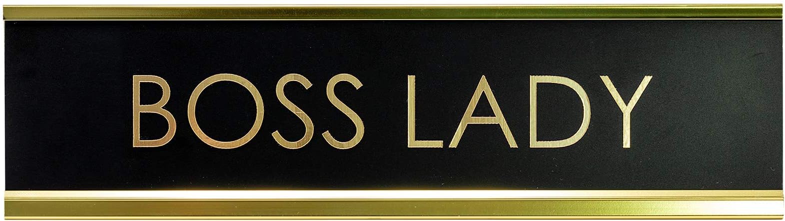 Amazon.com: Boss Lady Sign, Rose Gold Girl Boss Sign, Acrylic Boss Lady ...