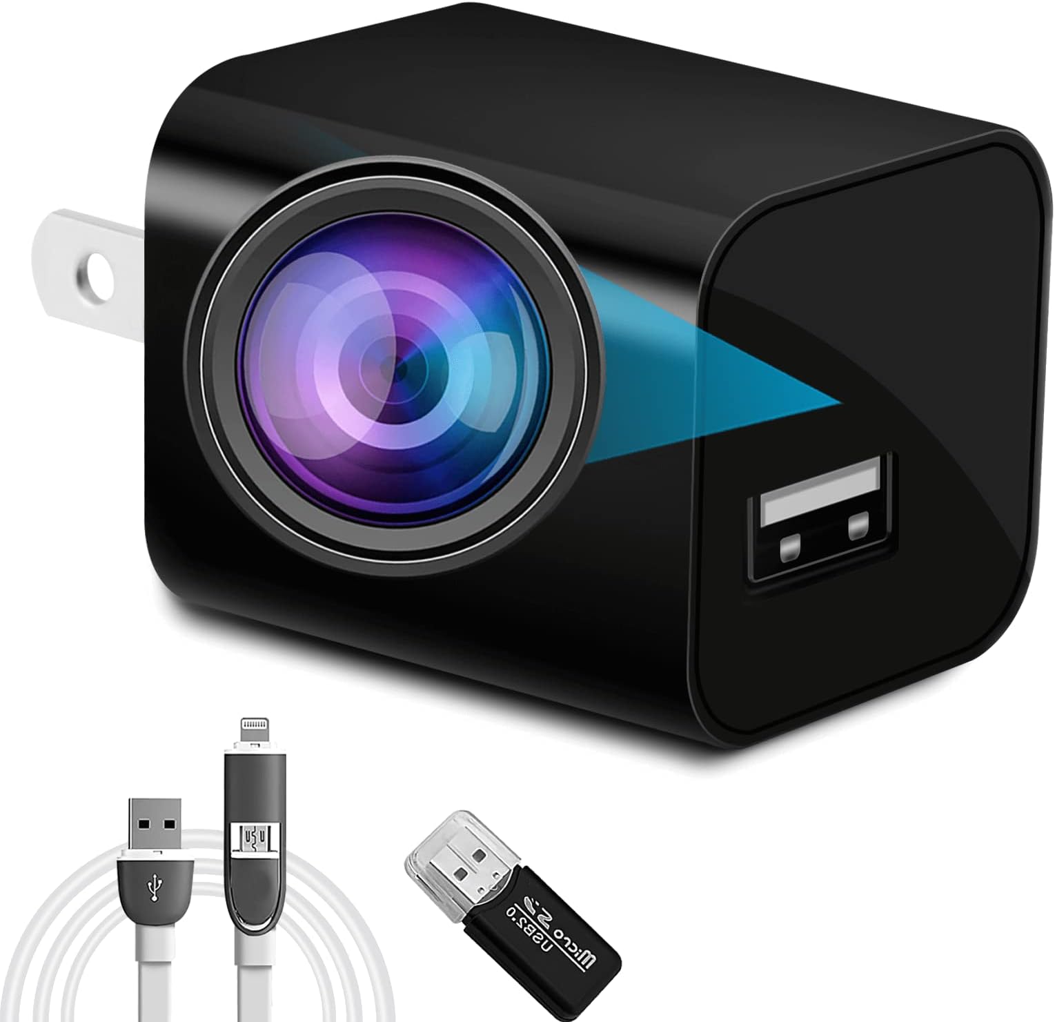 Amazon.com : 1080P HD USB Charger Hidden Camera - Plug & Play Video ...