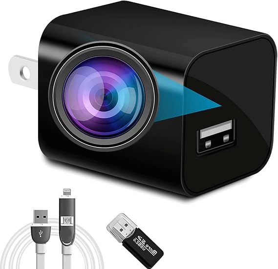 Amazon.com : 1080P HD USB Charger Hidden Camera - Plug & Play Video ...