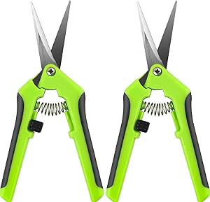 Amazon.com : 2PCS Ergonomic Spring-Action Scissors,Spring-Loaded Craft ...