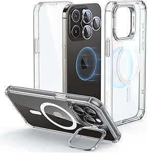 Amazon.com: ESR Magnetic for iPhone 15 Pro Max Case, Full-Body Military-Grade Drop Proof Magsafe ...