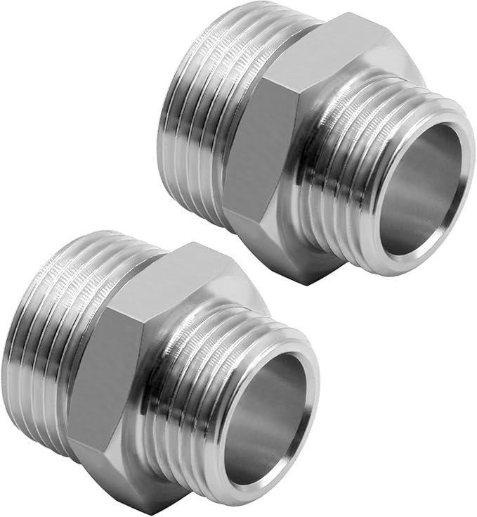 Amazon.com : Beduan Garden Hose Adapter, 3/4" GHT Male x 3/4" NPT Male ...
