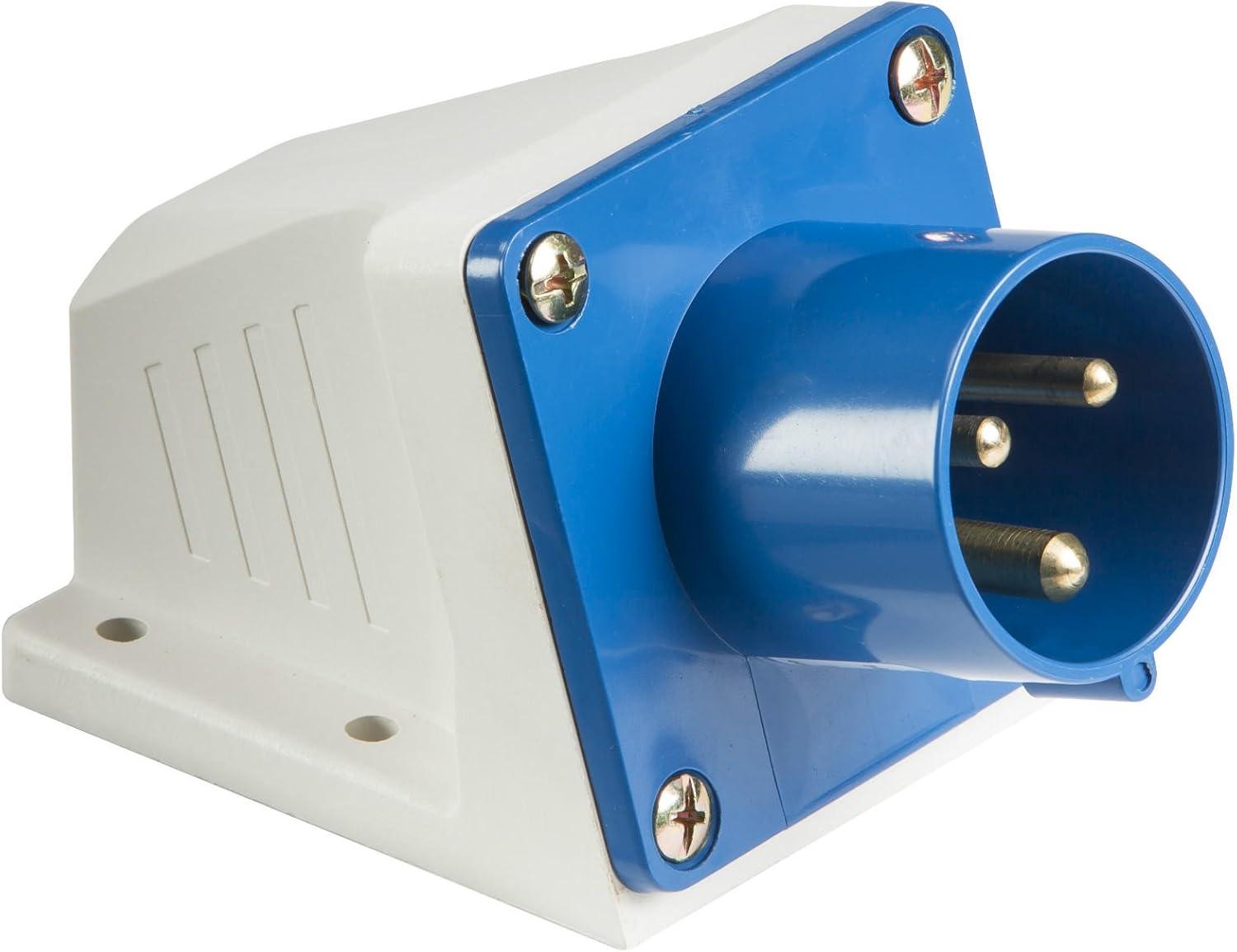 Blue 240V 16A 3Pin Blue Industrial Plug & Sockets IP44 Camping, Caravan ...