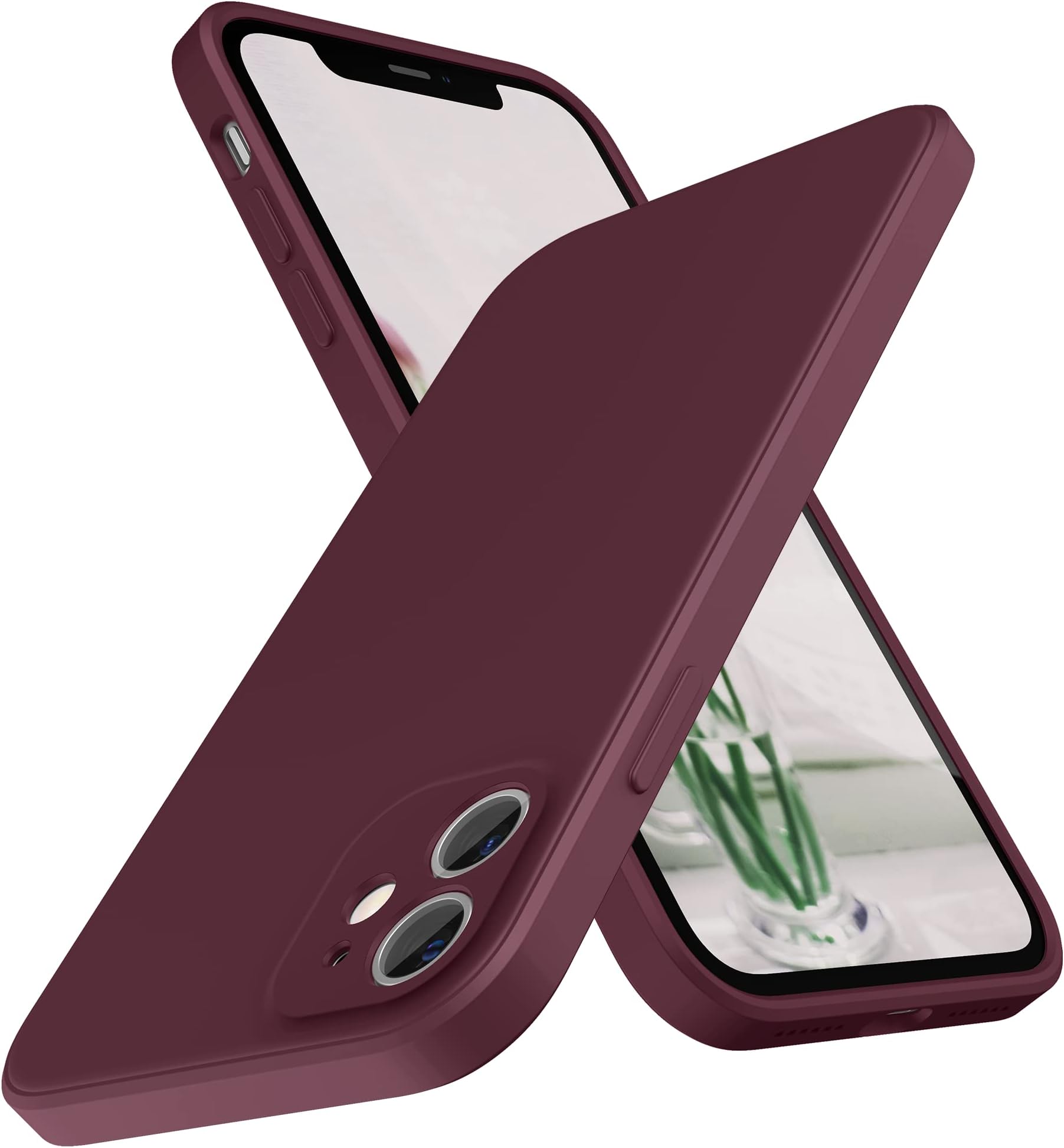 SURPHY Silicone Case Compatible with iPhone 11, Soft Liquid Silicone ...