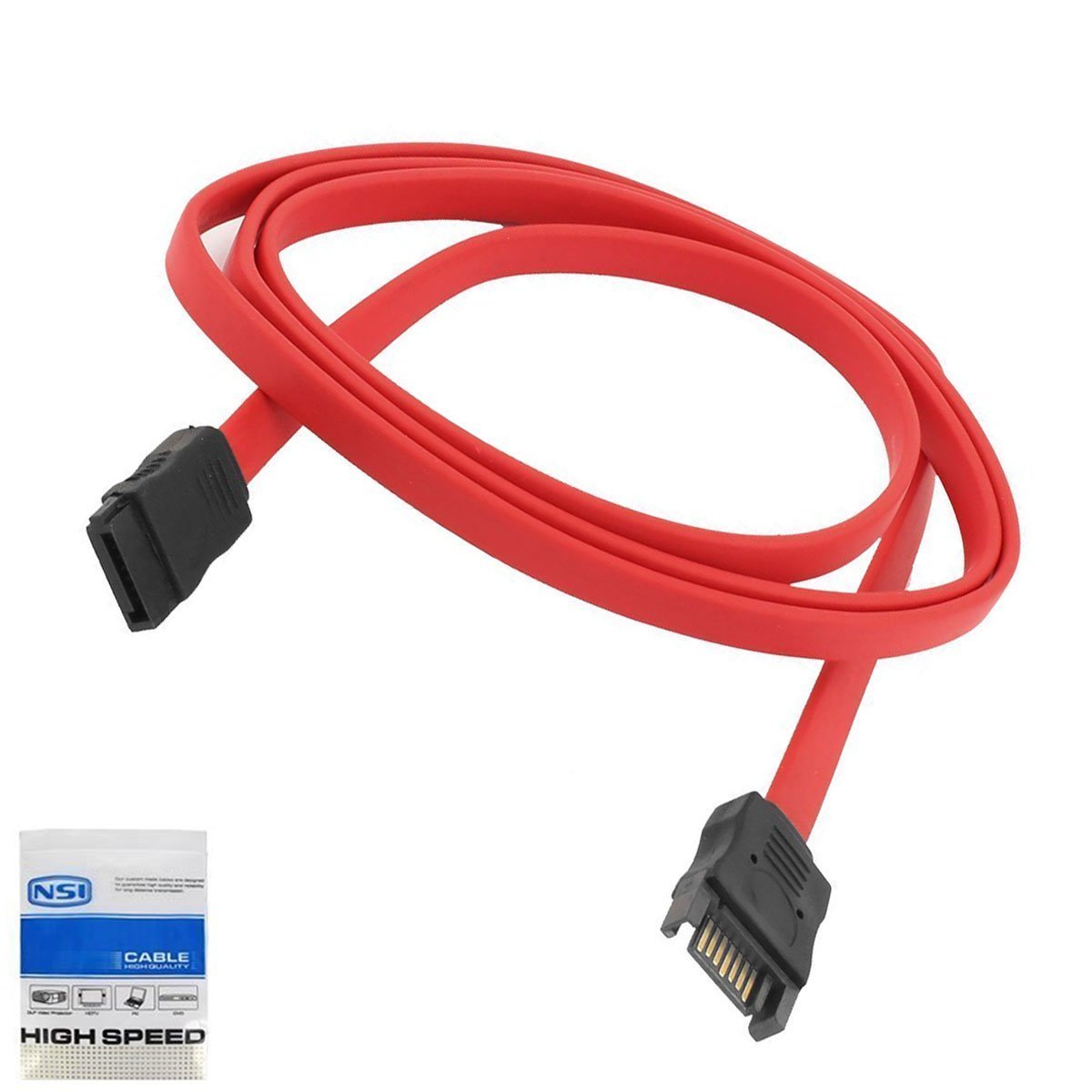 NSI LK-13526 7-pin internal SATA Male to SATA Female Extension cable ...