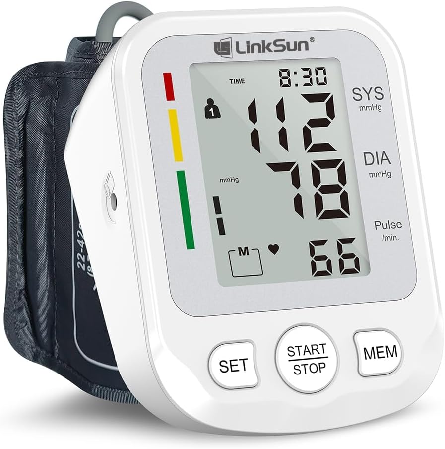 Amazon.com: Blood Pressure Machine, Automatic Upper Arm Blood Pressure ...