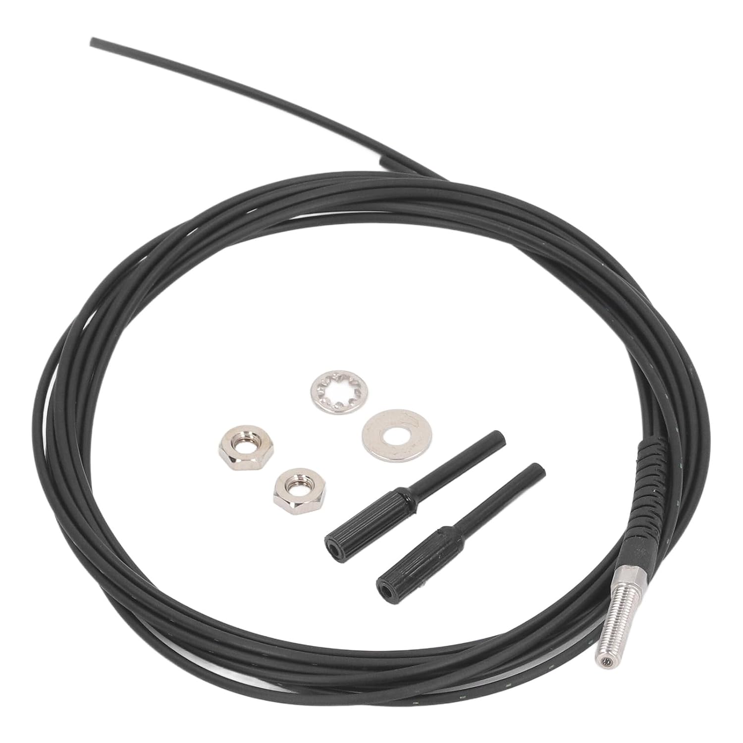 Fiber Optic Sensor 0 to 540mm Testing Range M3 Thread Linear Reflection ...