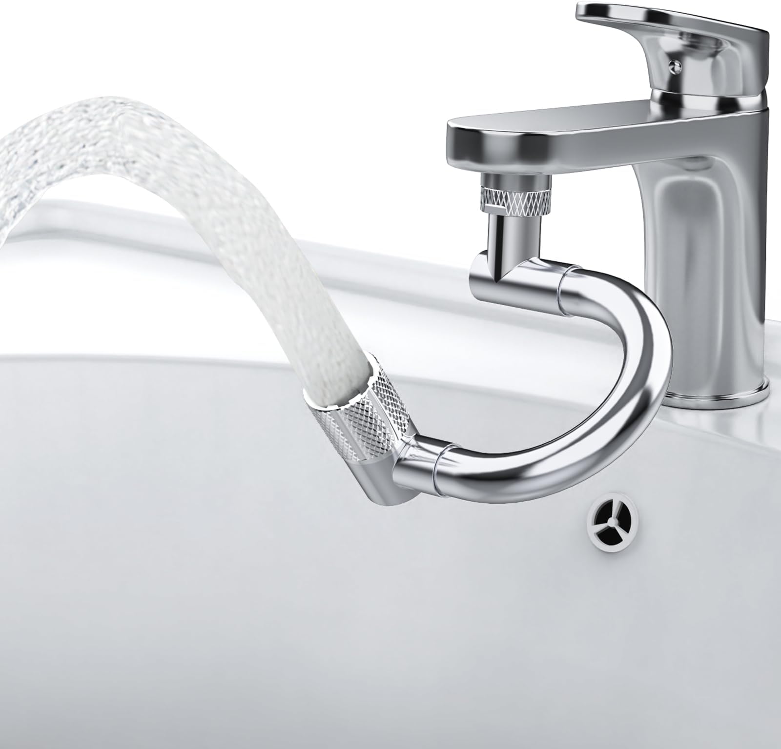 1080° Universal Faucet Extender for Bathroom Kitchen，Brass Faucet ...