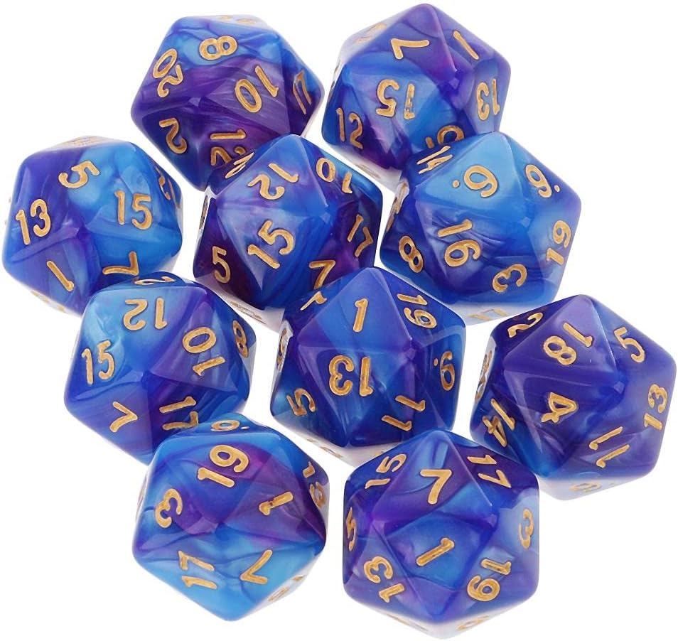 48 Pieces MTG Dice Counters Token Dice, Magic The Gathering Glitter ...
