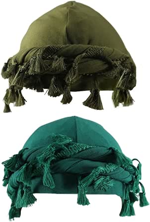 DouuYuhet 2 Pc Turban Head Wraps Satin Lined Turban for Men Vintage ...