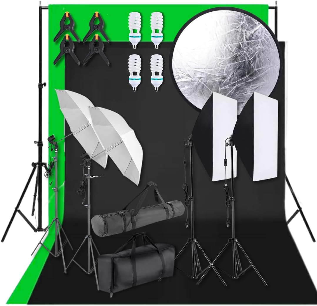 Onof Set Fotográfico Profesional | Kit de Estudio de Fotografía ...