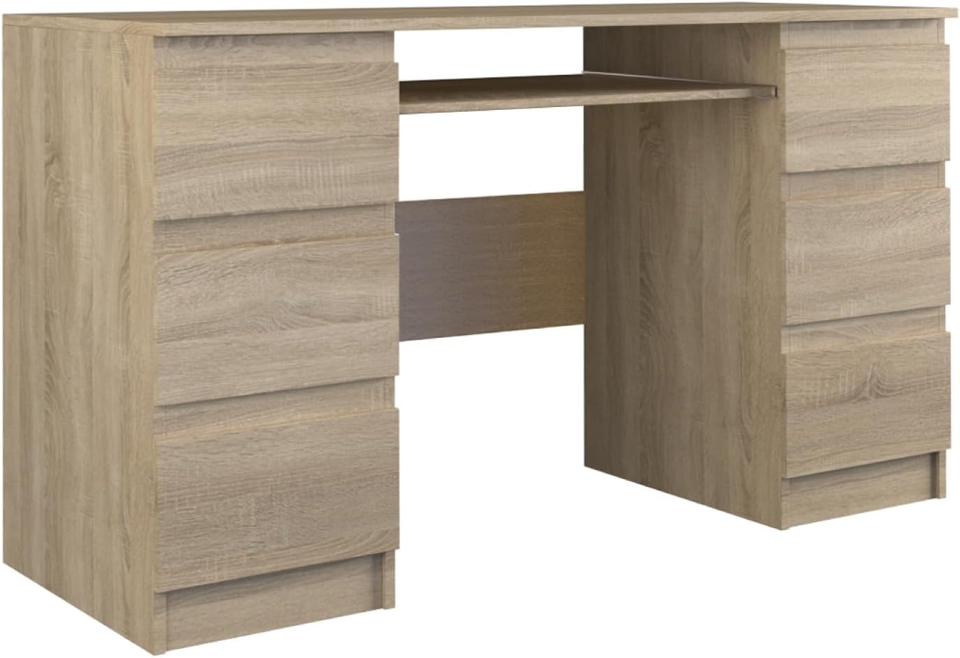 Mercers Furniture Corona Straight Computer Desk : Amazon.co.uk: Home ...