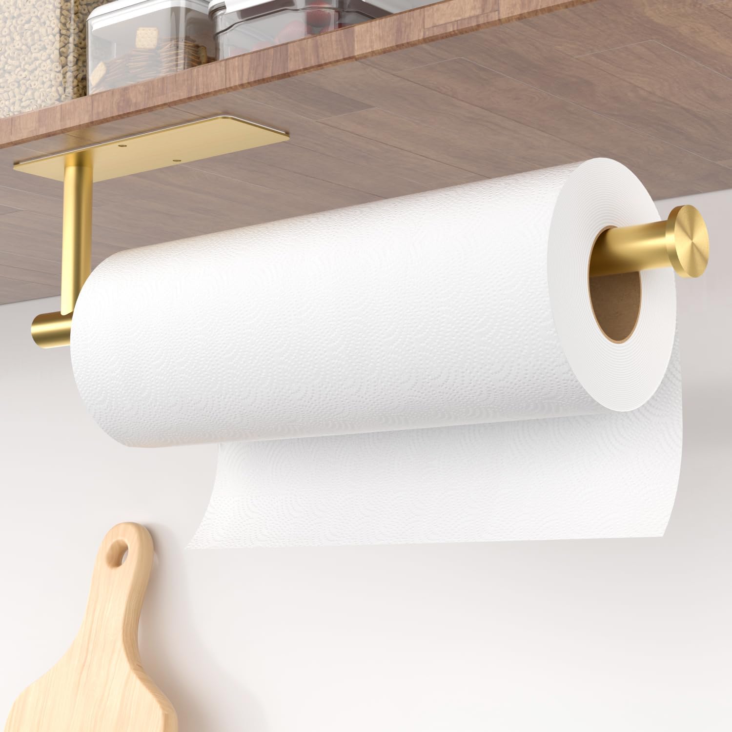 Amazon.com - Paper Towel Holder - Self-Adhesive or Drilling, Gold Wall ...