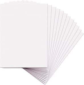 Jenrisben 20 Pack 3mm Thick Foam Board Styrofoam Polystyrene Sheet 300 ...
