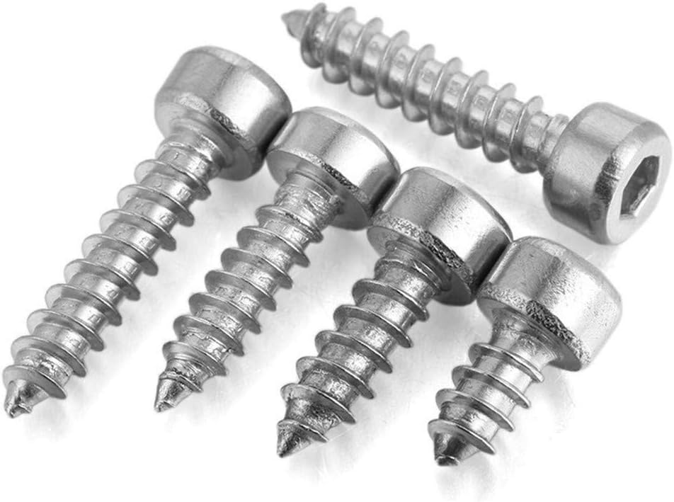 YINGJUN-DRESS Tap Bolts 55pcs M3 Hexagon Hex Socket Cap Head Self ...