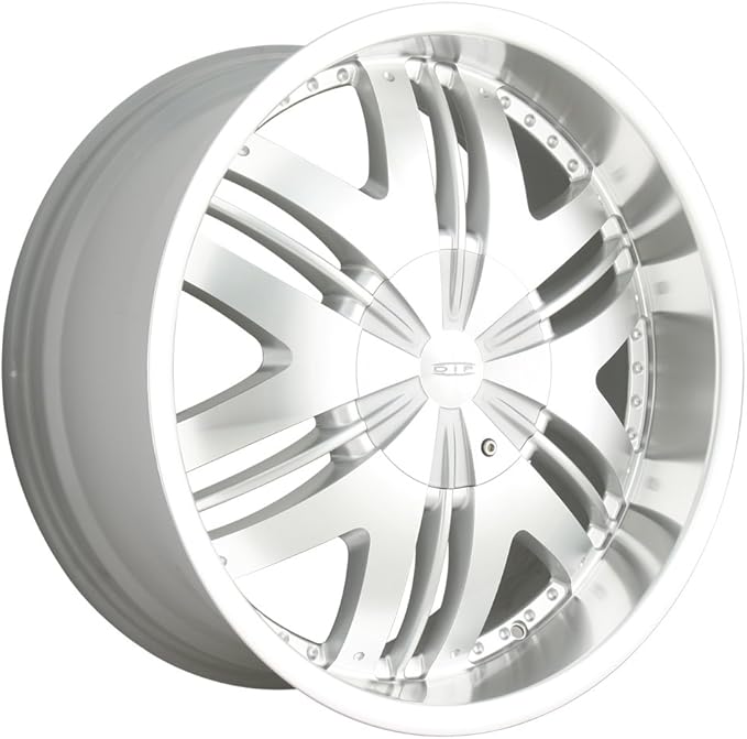 Amazon.com: DIP Phoenix D36 Hyper Silver Wheel with Machined Face (22x9 ...