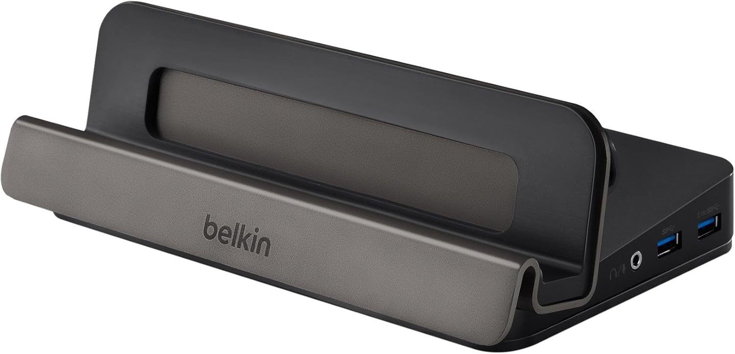 Belkin USB 3.0 Dual Video Docking Stand Station for Windows 8 Tablet ...