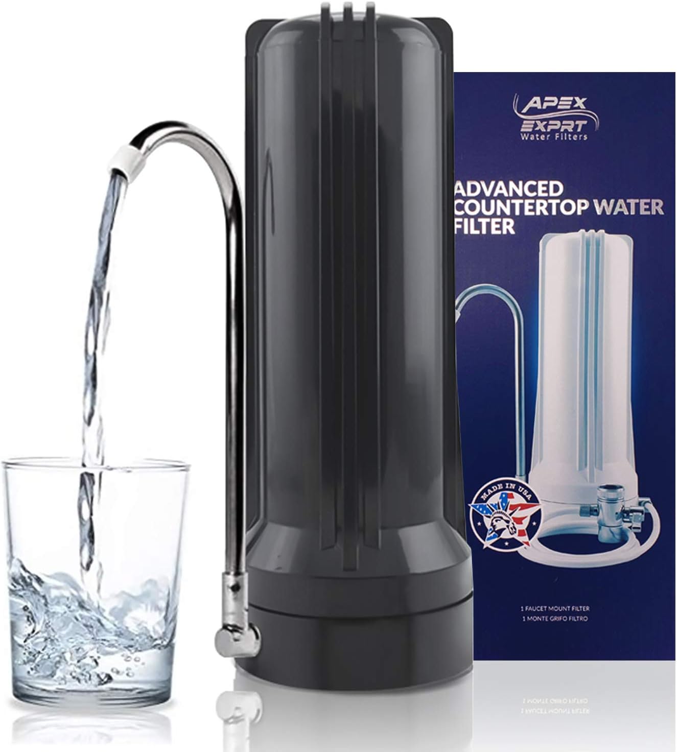 Amazon.com: APEX MR-1030 Countertop Water Filter, 3 Stage GAC Calcite ...