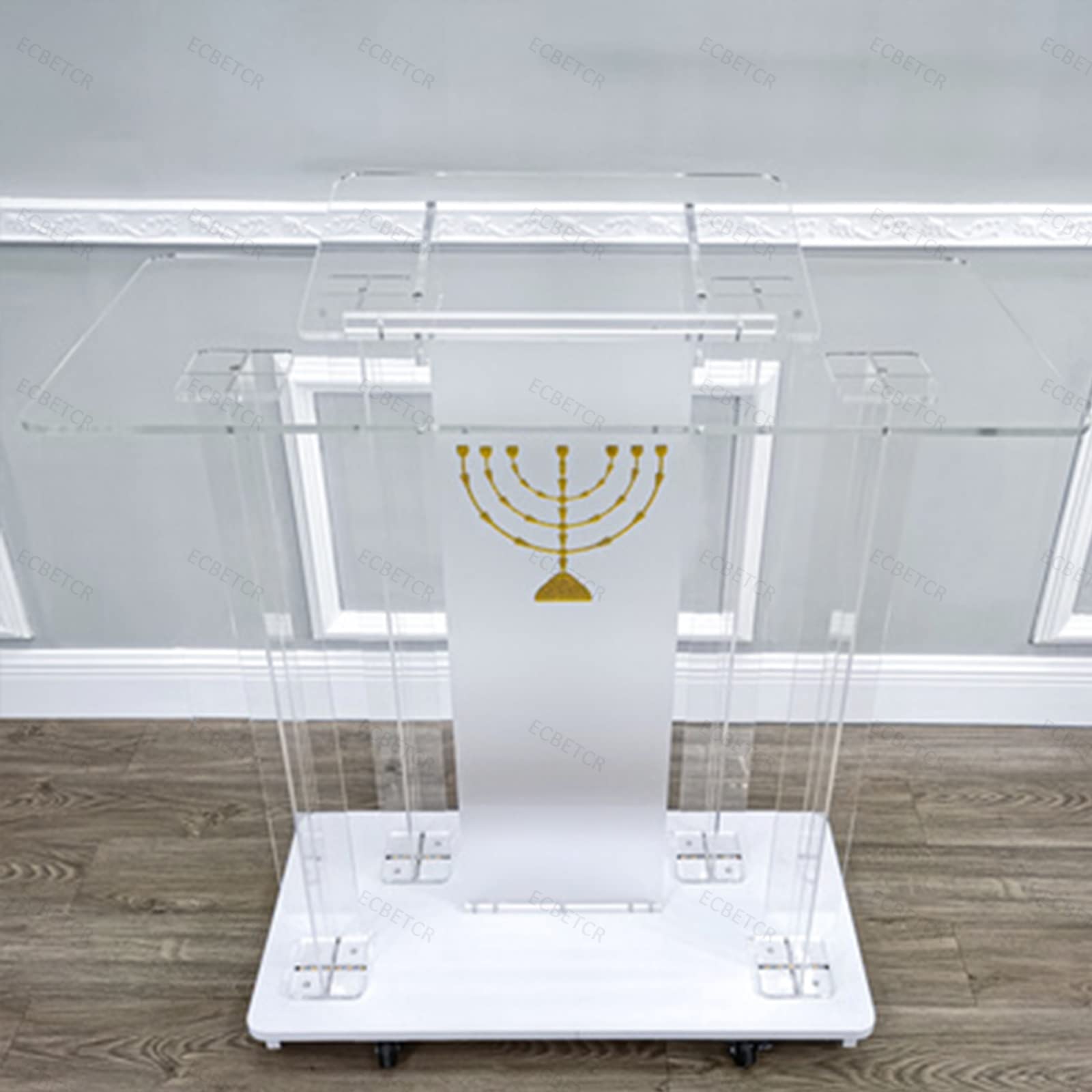Zeelyde Lectern Podium Stand Luminous Podium Welcome Podium Reception ...
