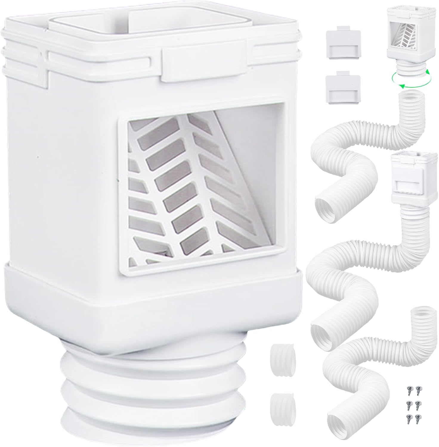 3 Pack Rain Gutter Downspout Extensions, Pathneer Extra Long Downspout ...