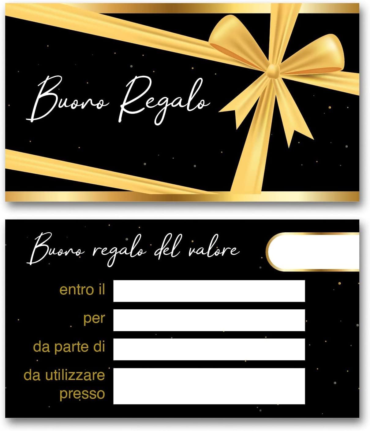 50 Buoni Regalo utilizzabili come Gift Card, Coupon, Voucher ...