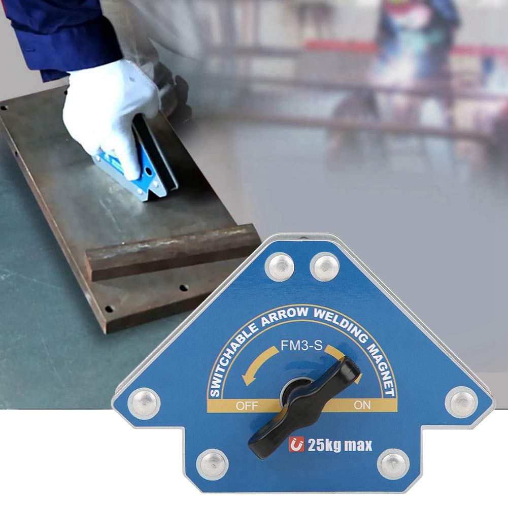 Switchable Arrow Welding Magnet, 45°/90°/135° 15-25kg /33.1-55.1 lb ...