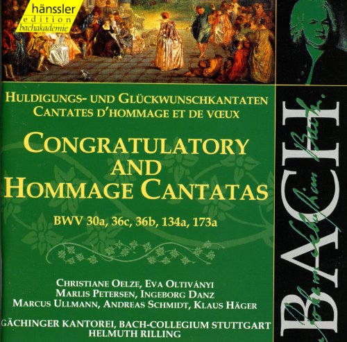 Play Bach: Congratulatory & Hommage Cantatas by Helmuth Rilling on ...