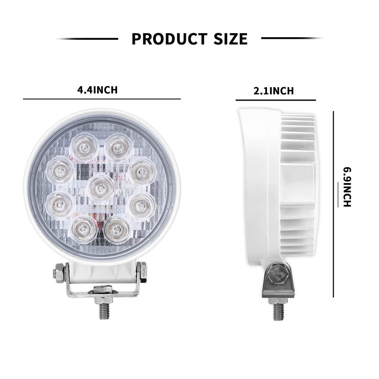 Snapklik.com : Yellow 27W Led Pontoon Boat Dock Lights, Marine ...