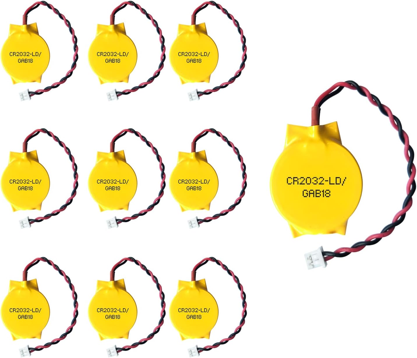 Amazon.com: EEMB 10PACK CMOS Battery 3V CR2032 with Wire Leads and ...