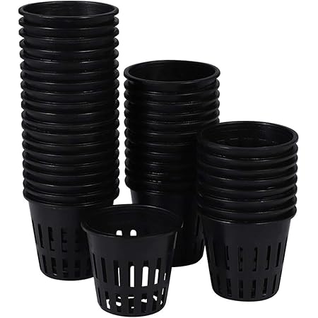 Amazon.com : Yardwe 40PCS 2 Inch Garden Net Cup Pots Plastic ...