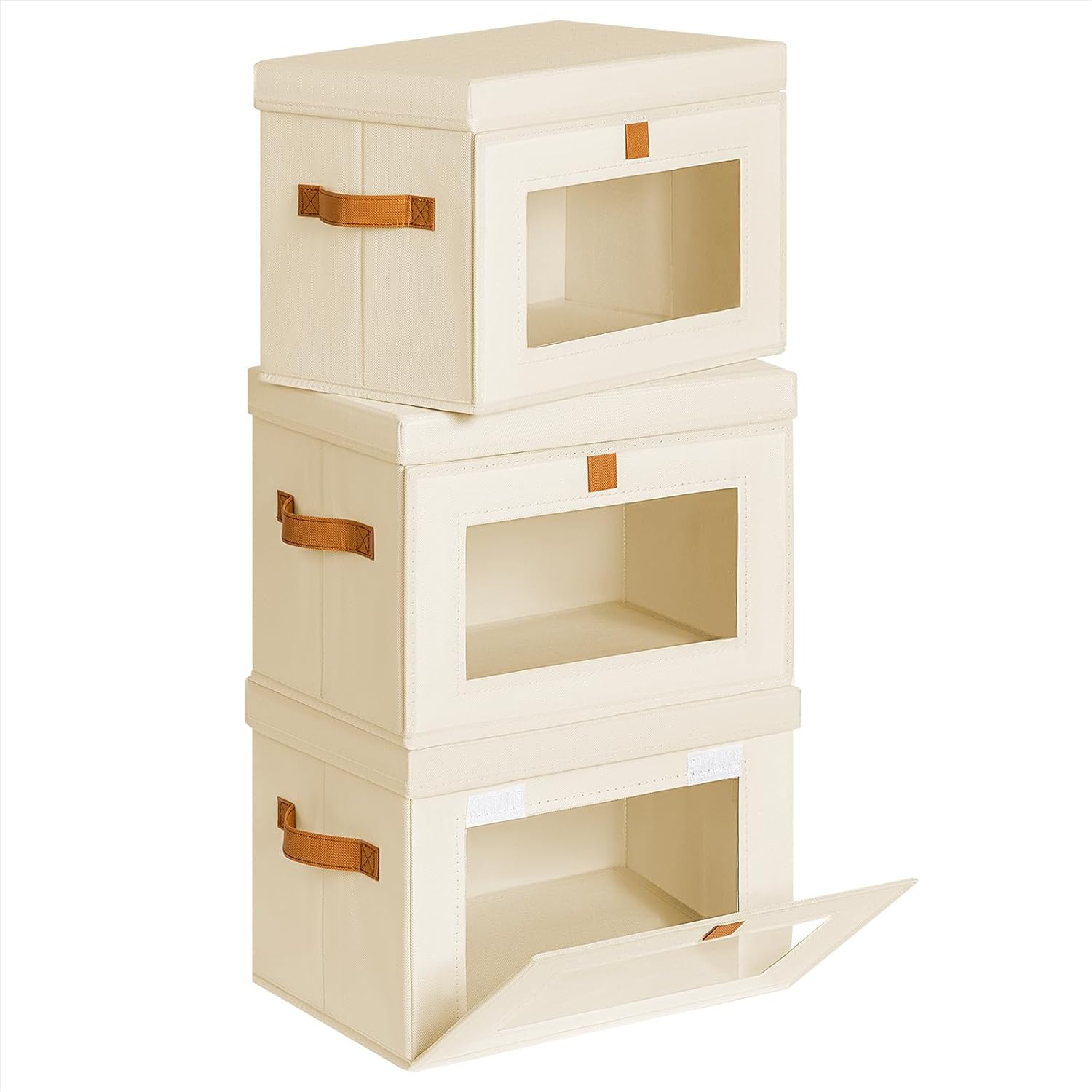 Amazon.com - Homsorout Small Fabric Storage bins - Collapsible Storage ...