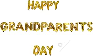 Amazon.com: Happy Grandparents Day Banner,Grandparents Day Decorations ...