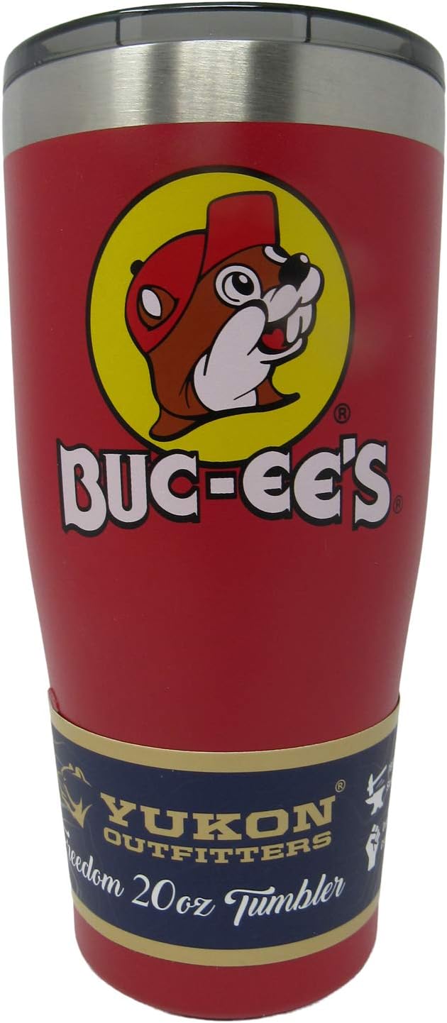 Amazon.com | Buc-ee's Red Stainless Steel Tumbler With Bucky the Beaver ...