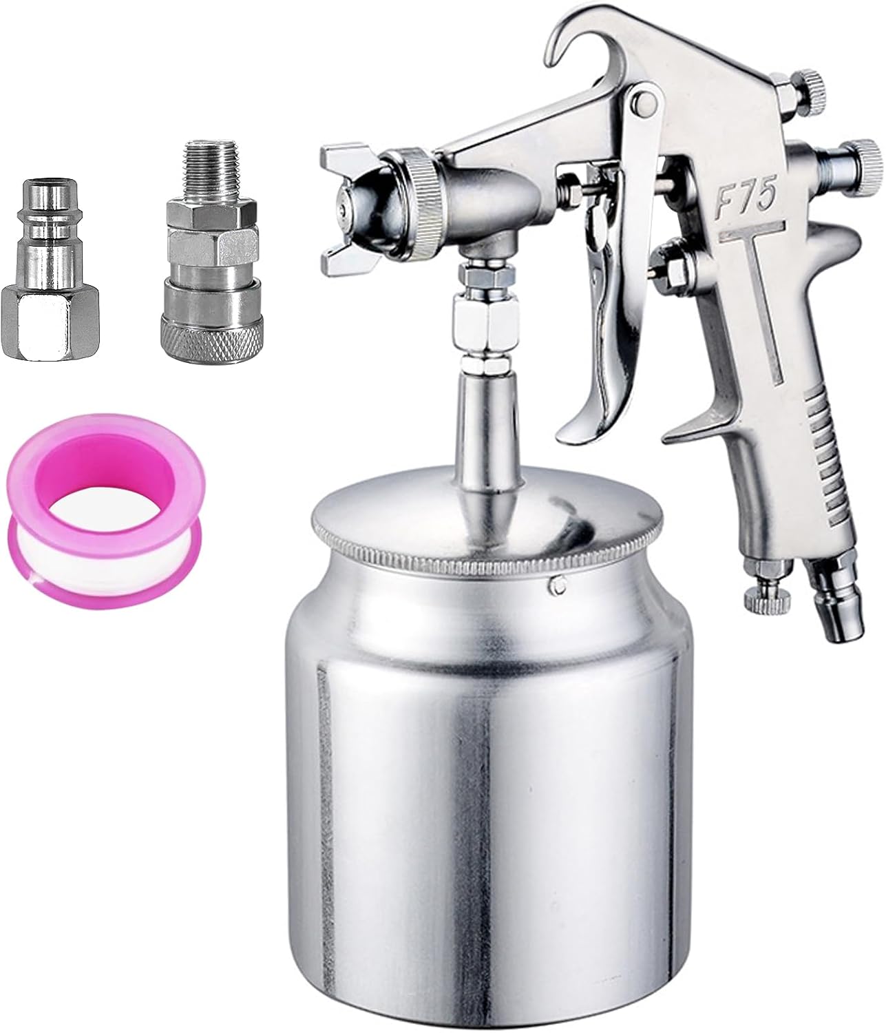 Air Spray Paint Gun,Professional Siphon Spray Gun with 750cc Capacity 1 ...