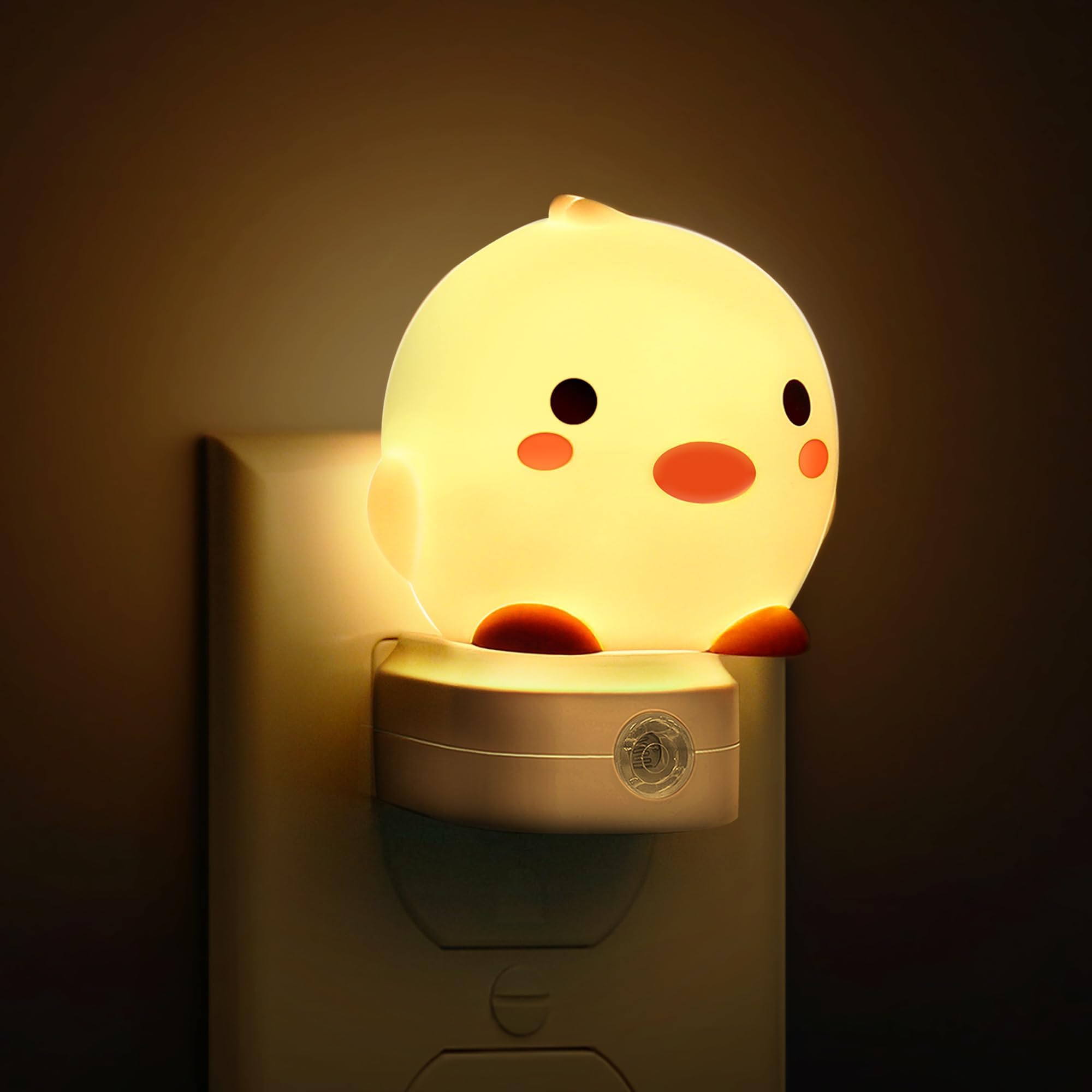 Amazon.com: L LOHAS LED Cute Night Light for Kids, 3D Cute Chick Night ...