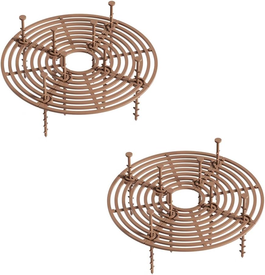 ASTER 100 Pack Flower Pot Hole Mesh, 2 Inch Plant Pot Drainage, Plastic ...