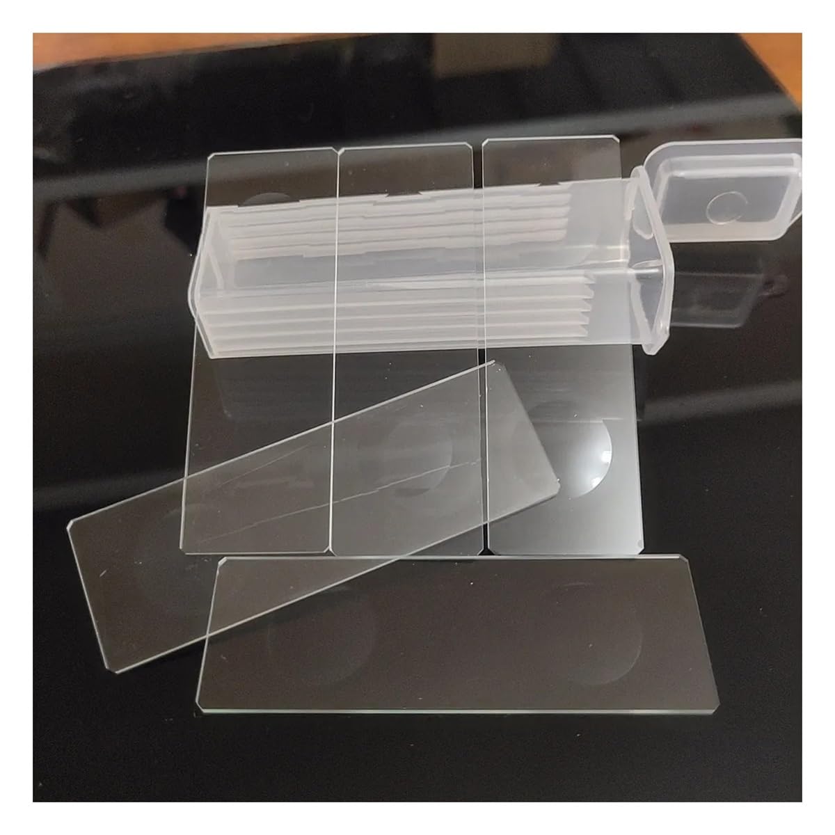 Snapklik.com : Microscope Kit 5Pcs 1mm Thickness Cavity Coverslips ...