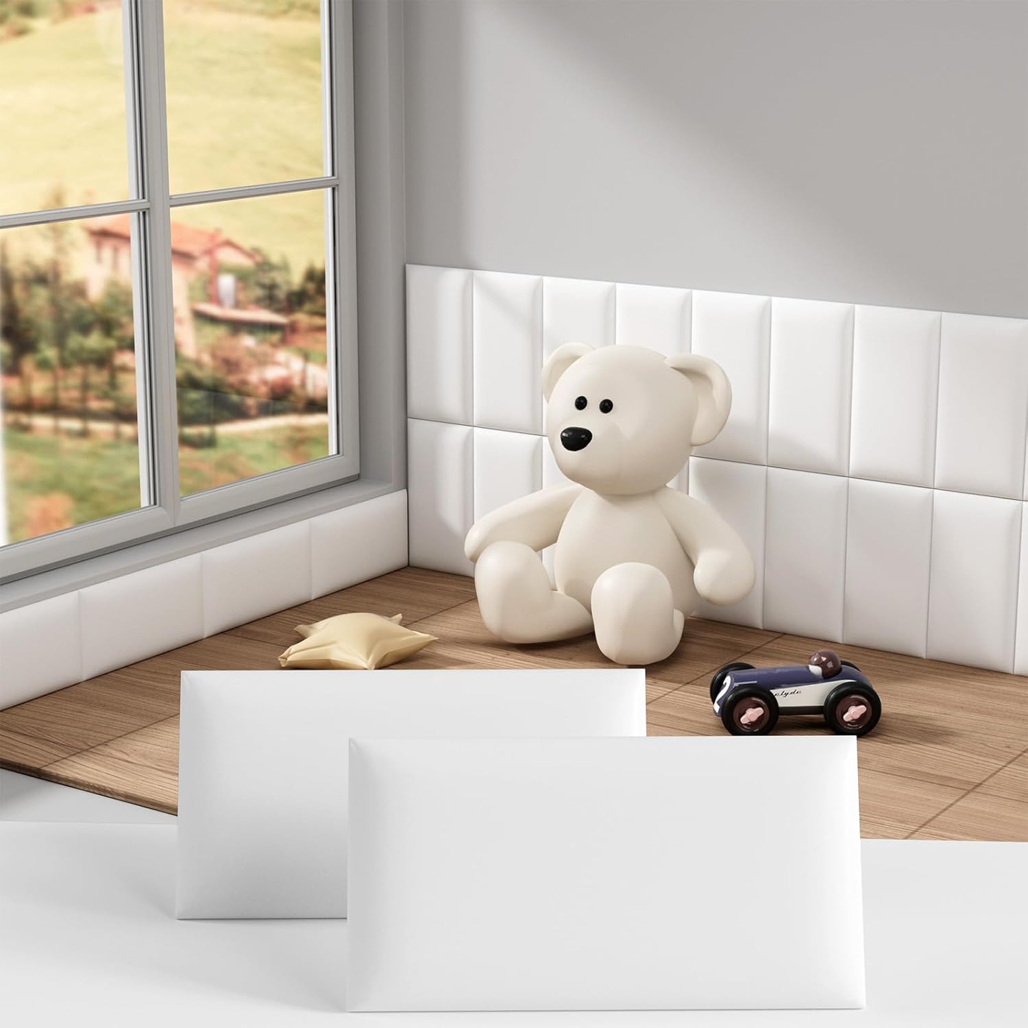 Amazon.com: Pluden 3D Anti-Collision Wall Padding for Kids, Peel and ...