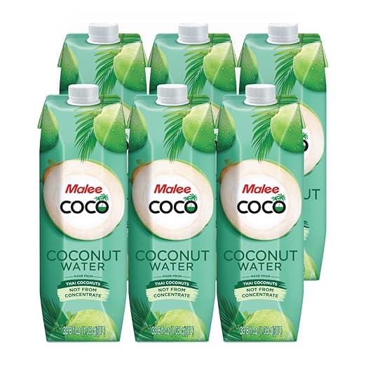 Amazon.com: Malee Coco Coconut Water Drink, Natural Electrolytes, 33.8 ...