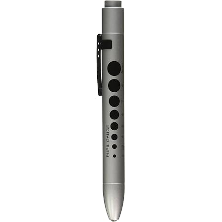 Amazon.com: Prestige Medical 214-SIL Pupil Gauge Led Penlight, Silver ...