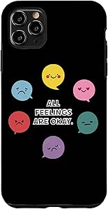 Amazon.com: iPhone 11 Pro Max All Feelings Are Okay Mental Health ...