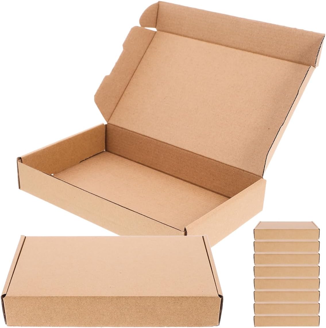 Amazon.com: Gatuida Carton Boxes for Moving Boxes Small 10pcs Kraft ...