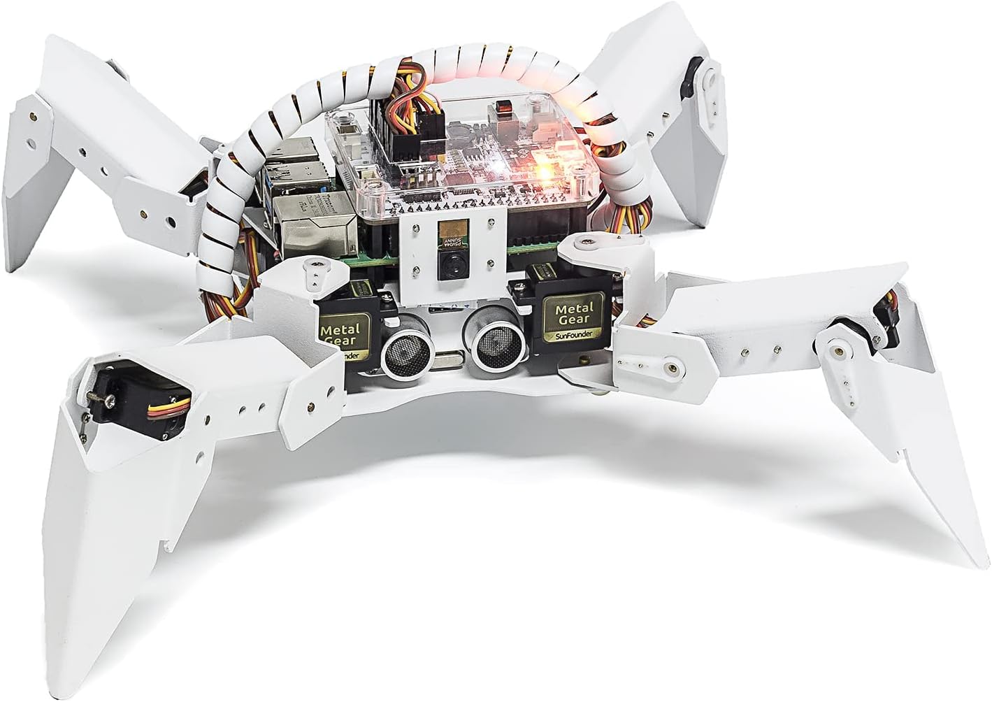 Sunfounder Pisloth Ai Kit De Robot Programable Para Raspberry Pi Con Kit De Robot Ai Picrawler